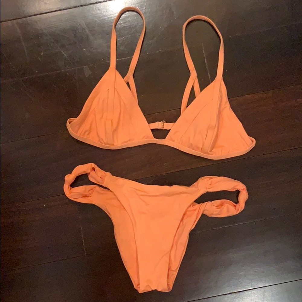 Frankies Bikinis Valentina Top In Sunrise - Gem